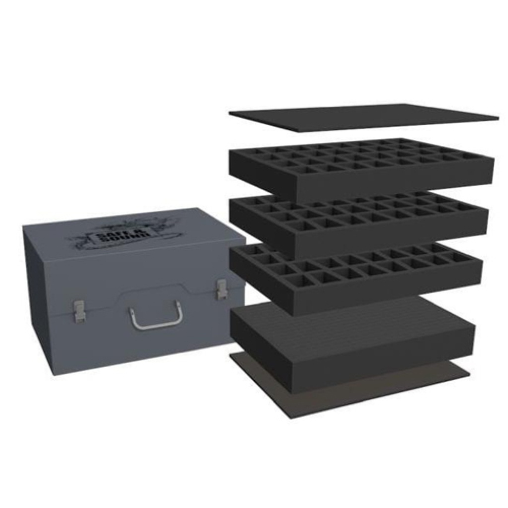 Army Pack for 96 minis on 40mm bases and 72mm deep raster foam tray ...