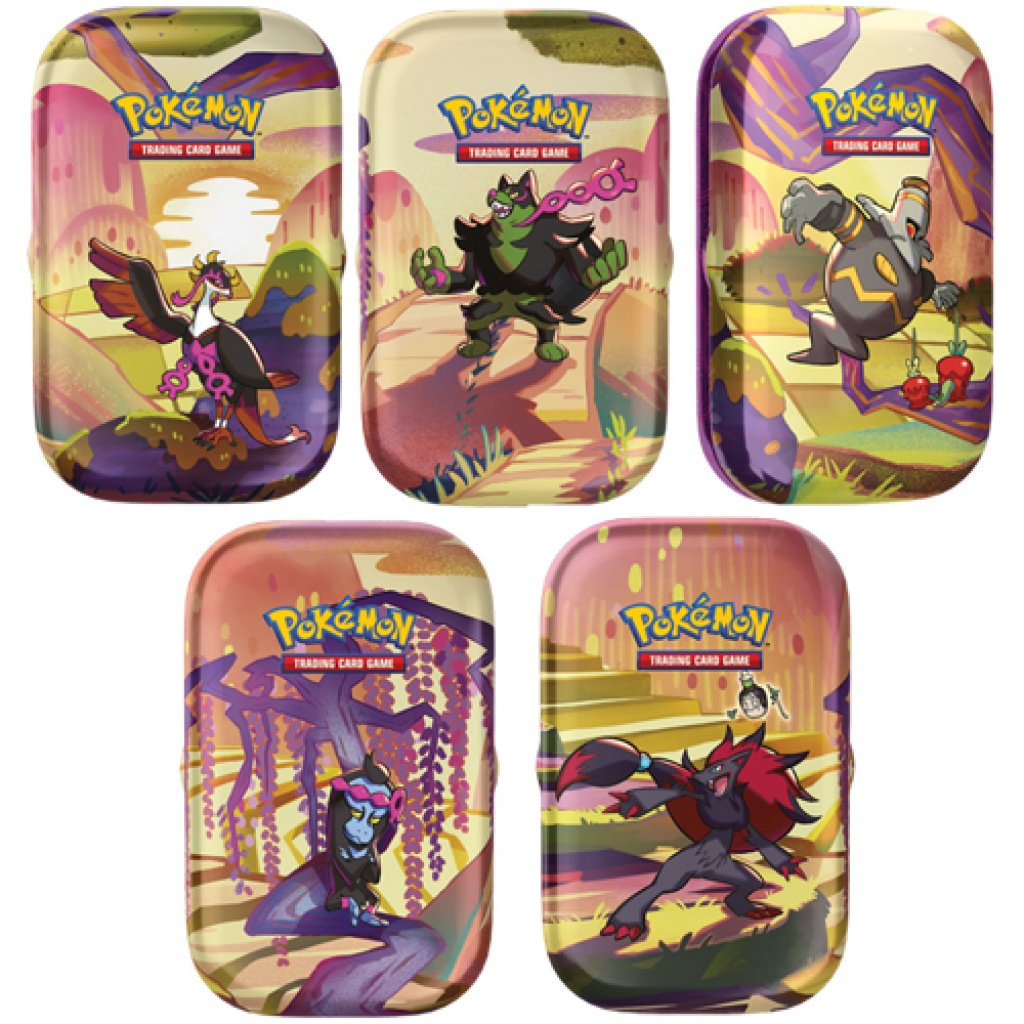 Pokemon TCG: Scarlet & Violet - Shrouded Fable - Mini Tins - 5-Set ...